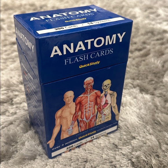 Other | Quickstudy Anatomy Flash Cards Set Of 30 Cards 14 Systems ...